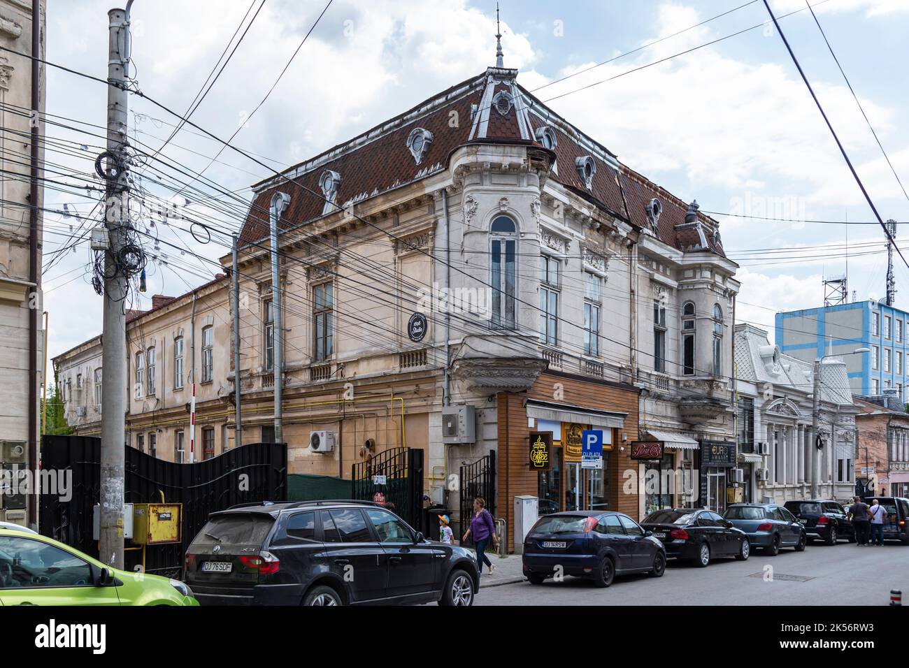 Craiova, Dolj County, Romania – May 14, 2022: Old buildings in downtown ...