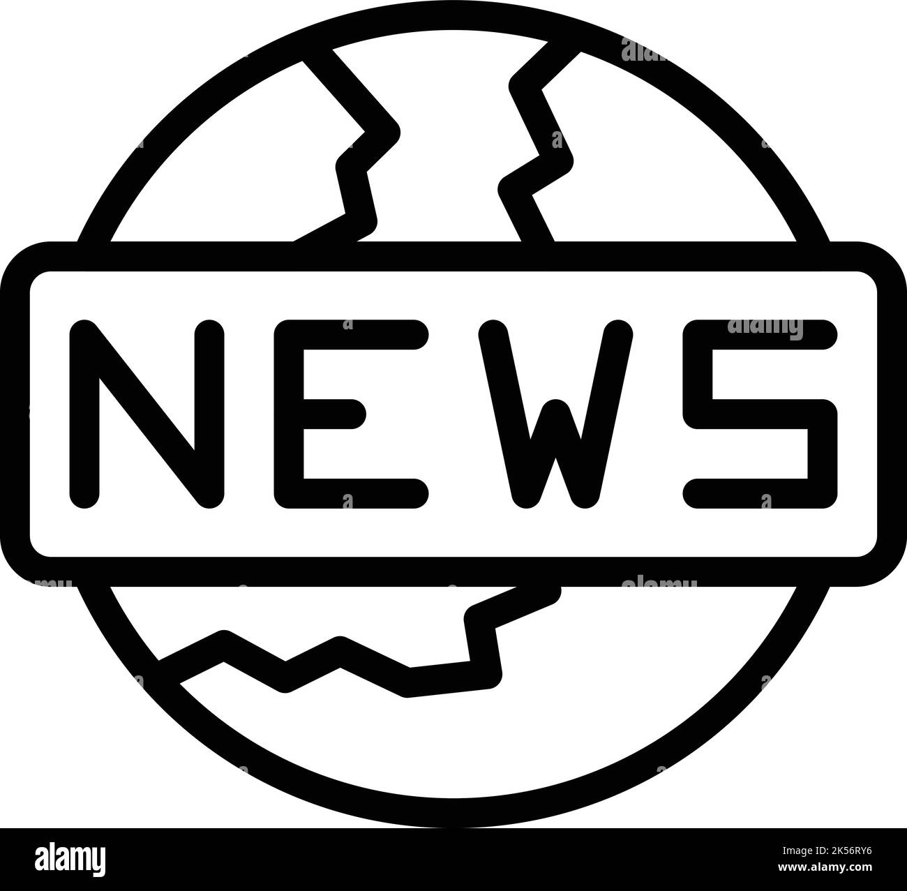 News international icon outline vector. Media studio. Video interview ... News international icon outline vector. Media studio. Video interview ...