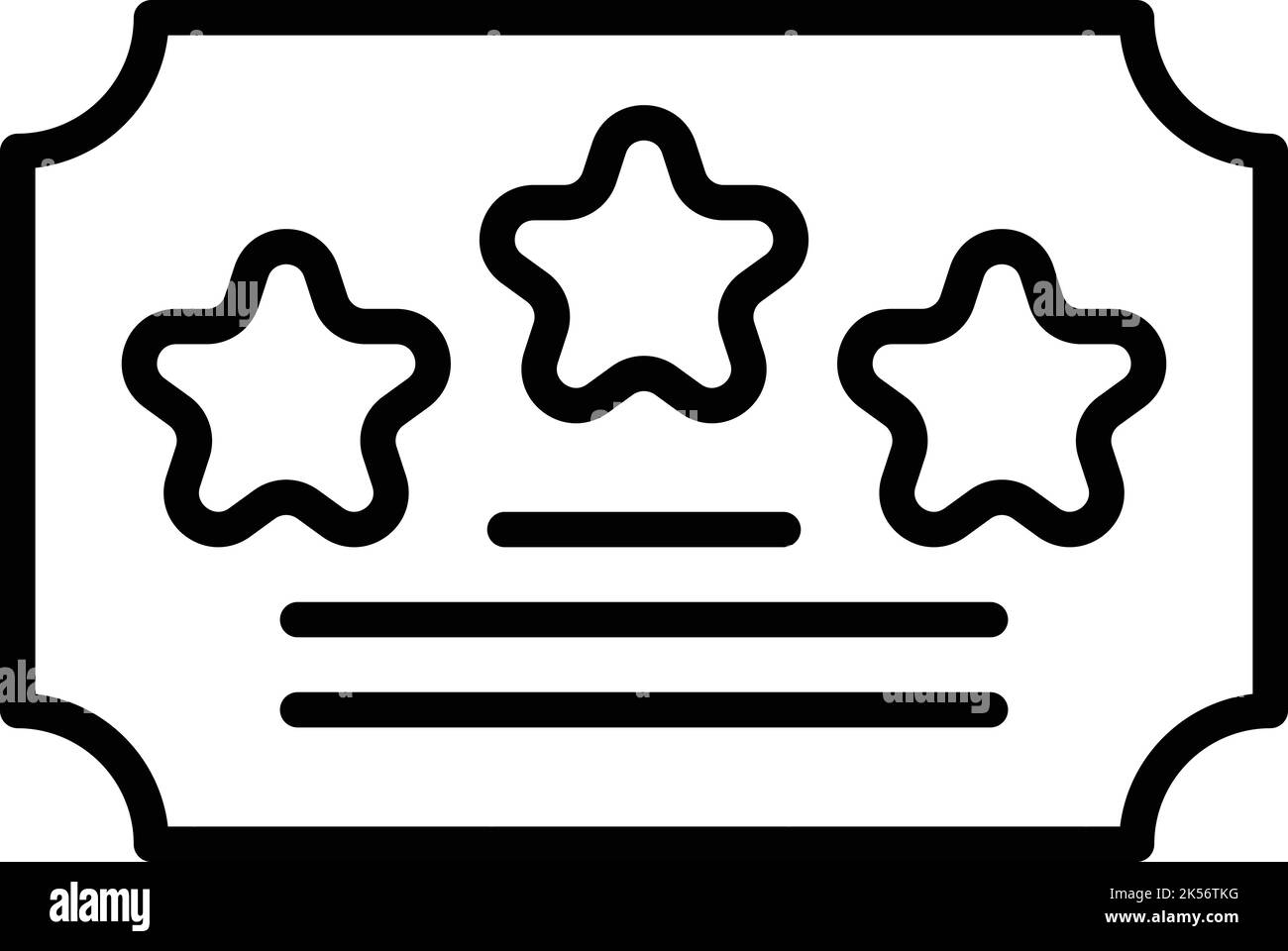 Museum ticket icon outline vector. Pass cinema. Old history Stock ...