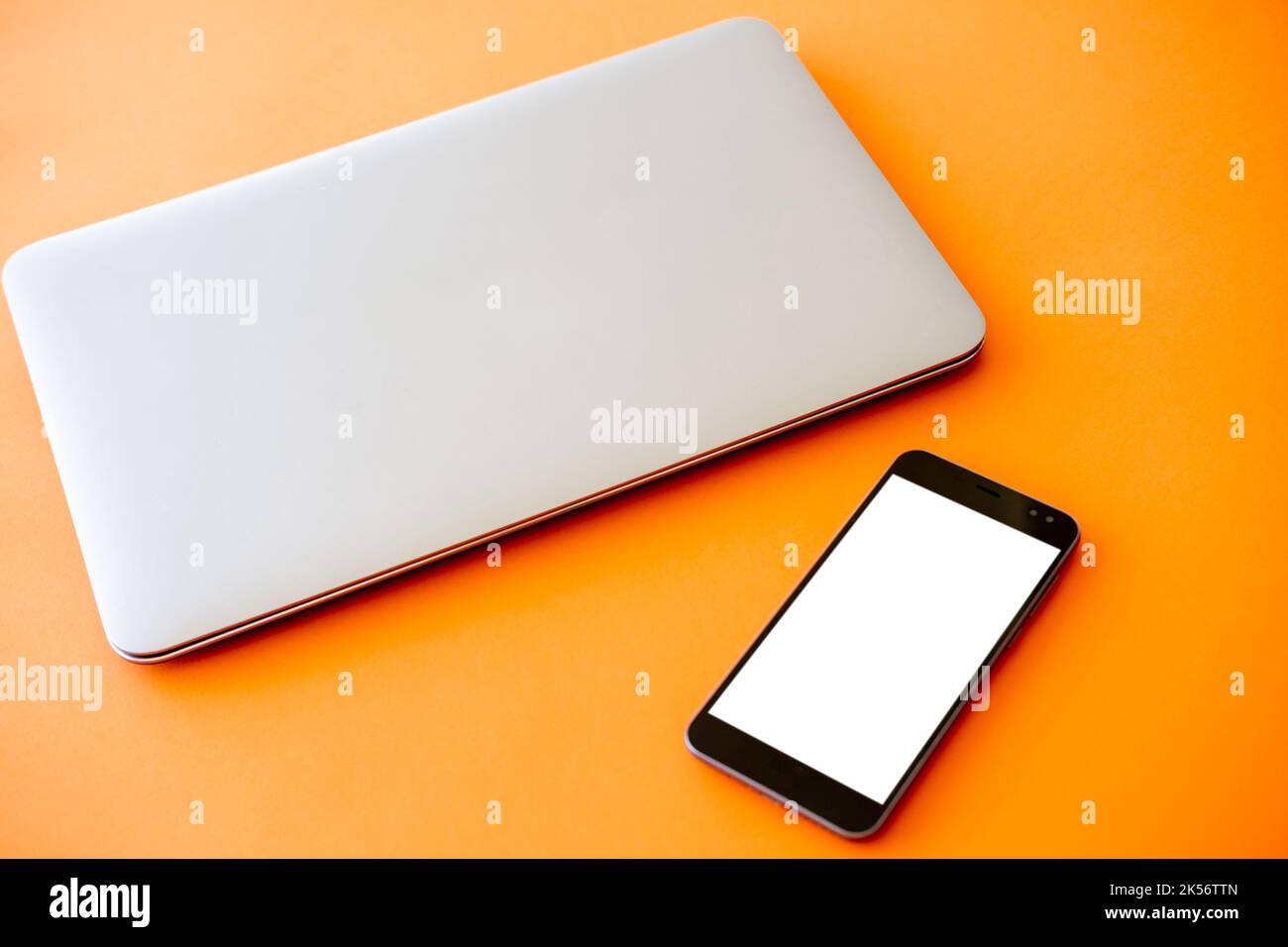 digital mockup distance work online technology Stock Photo - Alamy