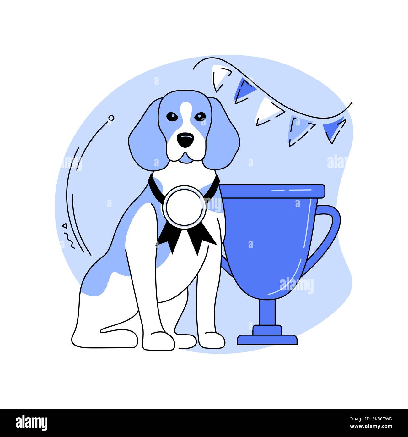 Lucky winner isolated cartoon vector illustrations Stock Vector Image ...