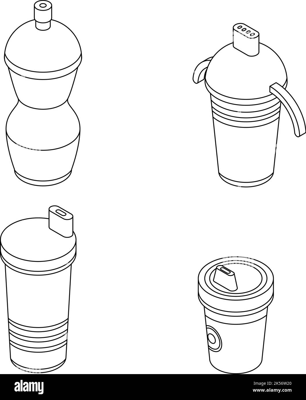 Sippy Cup Coloring Page