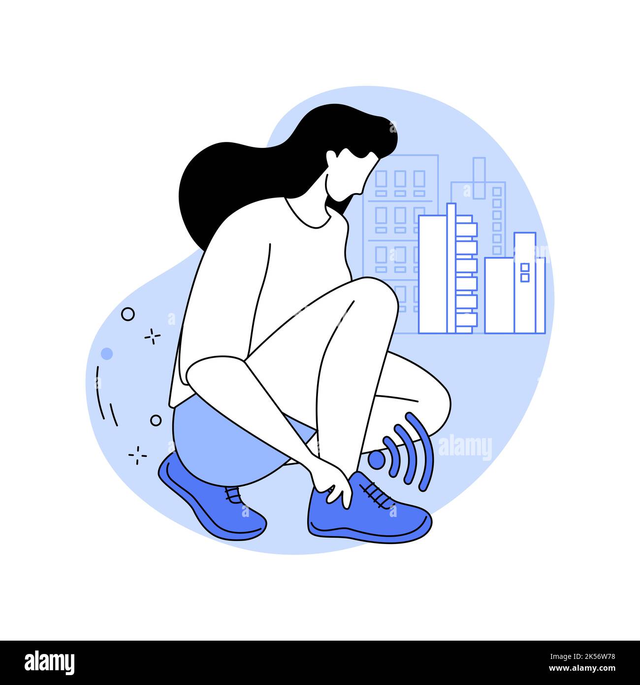 Smart shoes isolated cartoon vector illustrations Stock Vector Image ...