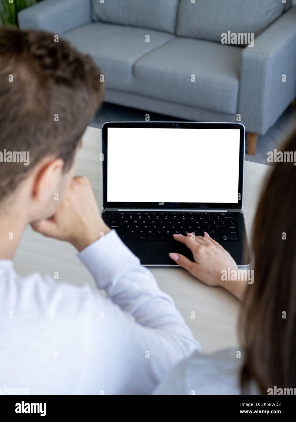 online translation distance work computer mockup Stock Photo - Alamy