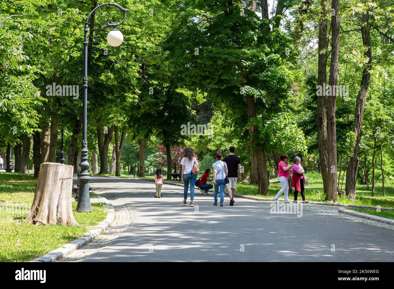 Craiova, Dolj County, Romania – May 14, 2022: Images from Romanescu ...