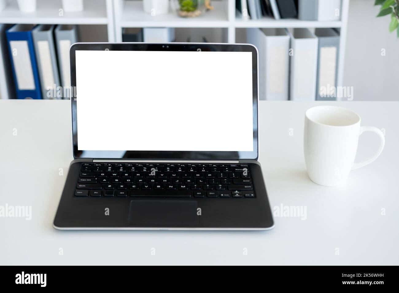 work place computer mockup digital technology Stock Photo - Alamy