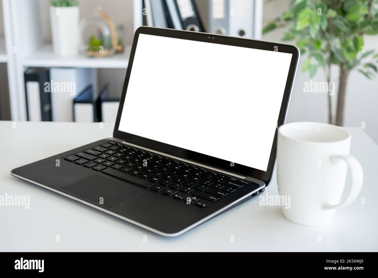 computer mockup digital technology work place Stock Photo - Alamy