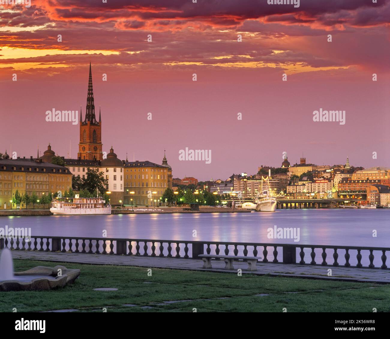 OLD CITY SKYLINE STOCKHOLM SWEDEN Stock Photo - Alamy