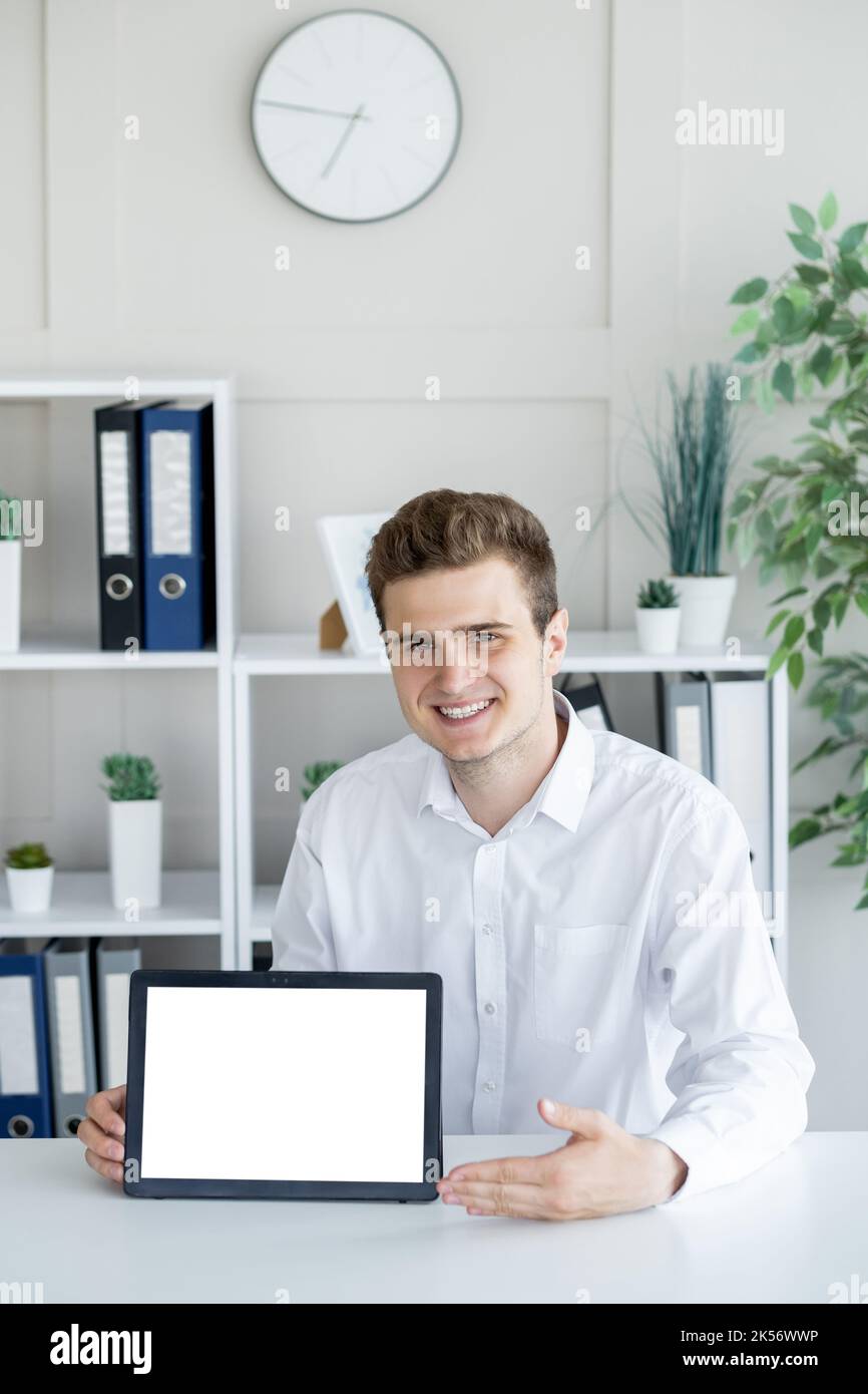 distance education computer mockup online Stock Photo - Alamy