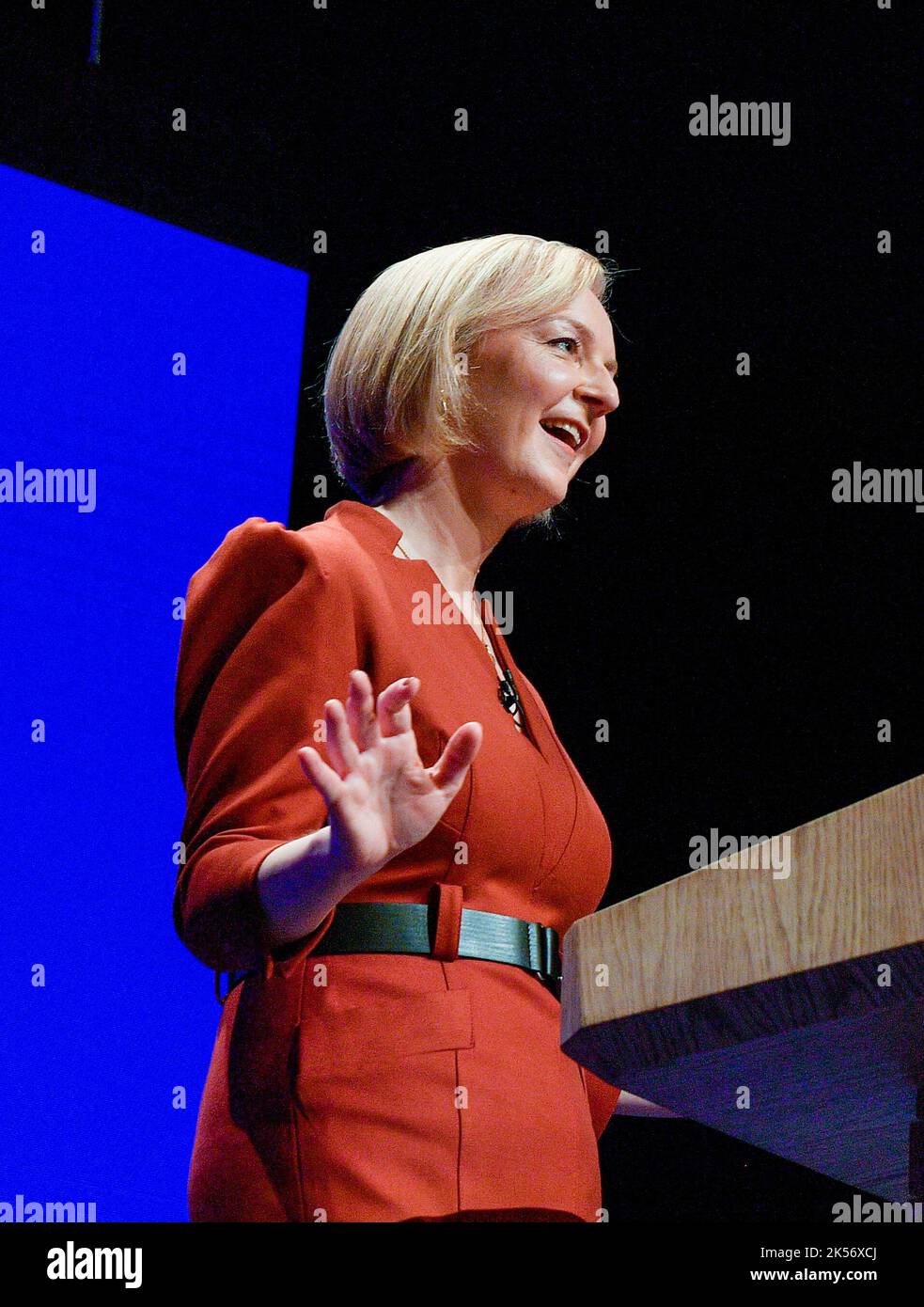 Liz truss conference speech hi-res stock photography and images - Alamy