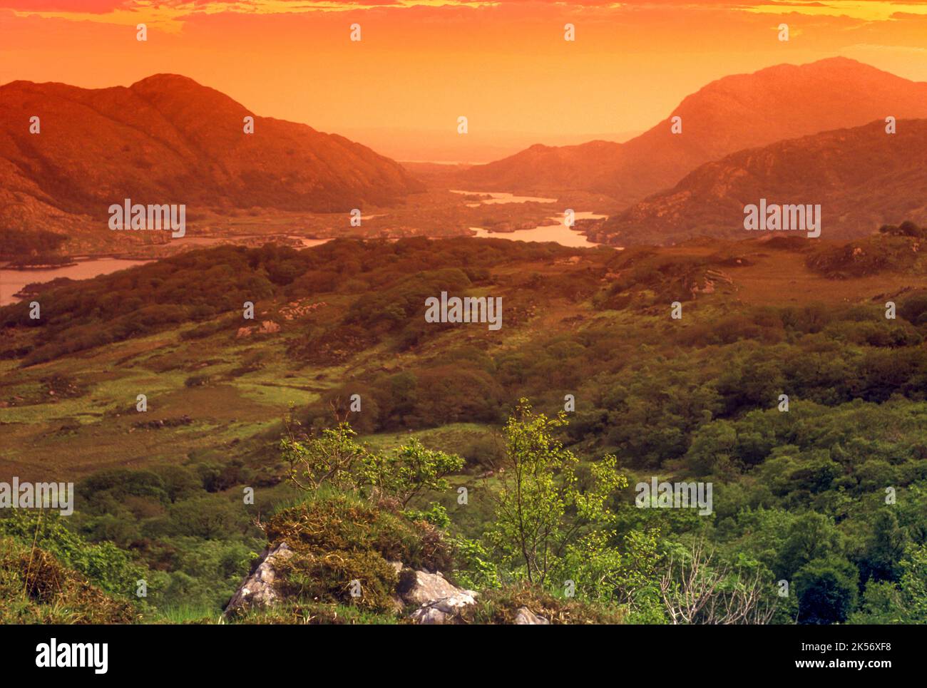 UPPER LAKE LADIES VIEW RING OF KERRY KILLARNEY NATIONAL PARK COUNTY ...
