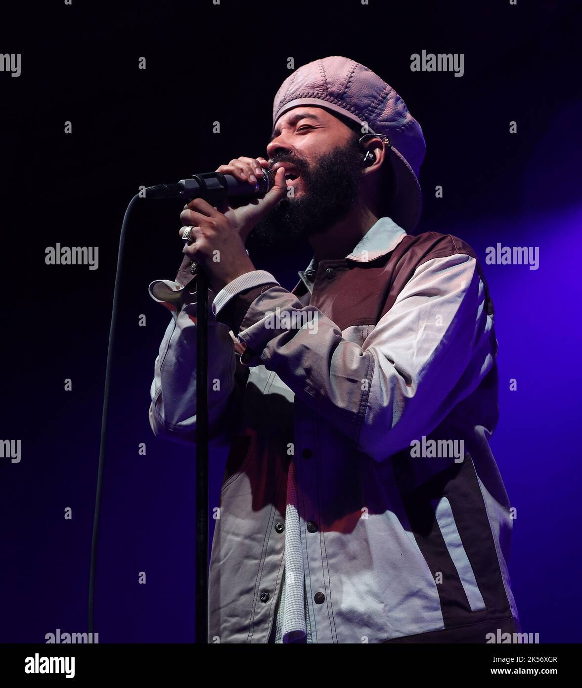 Protoje performs live in concert during his california tour at the UC ...