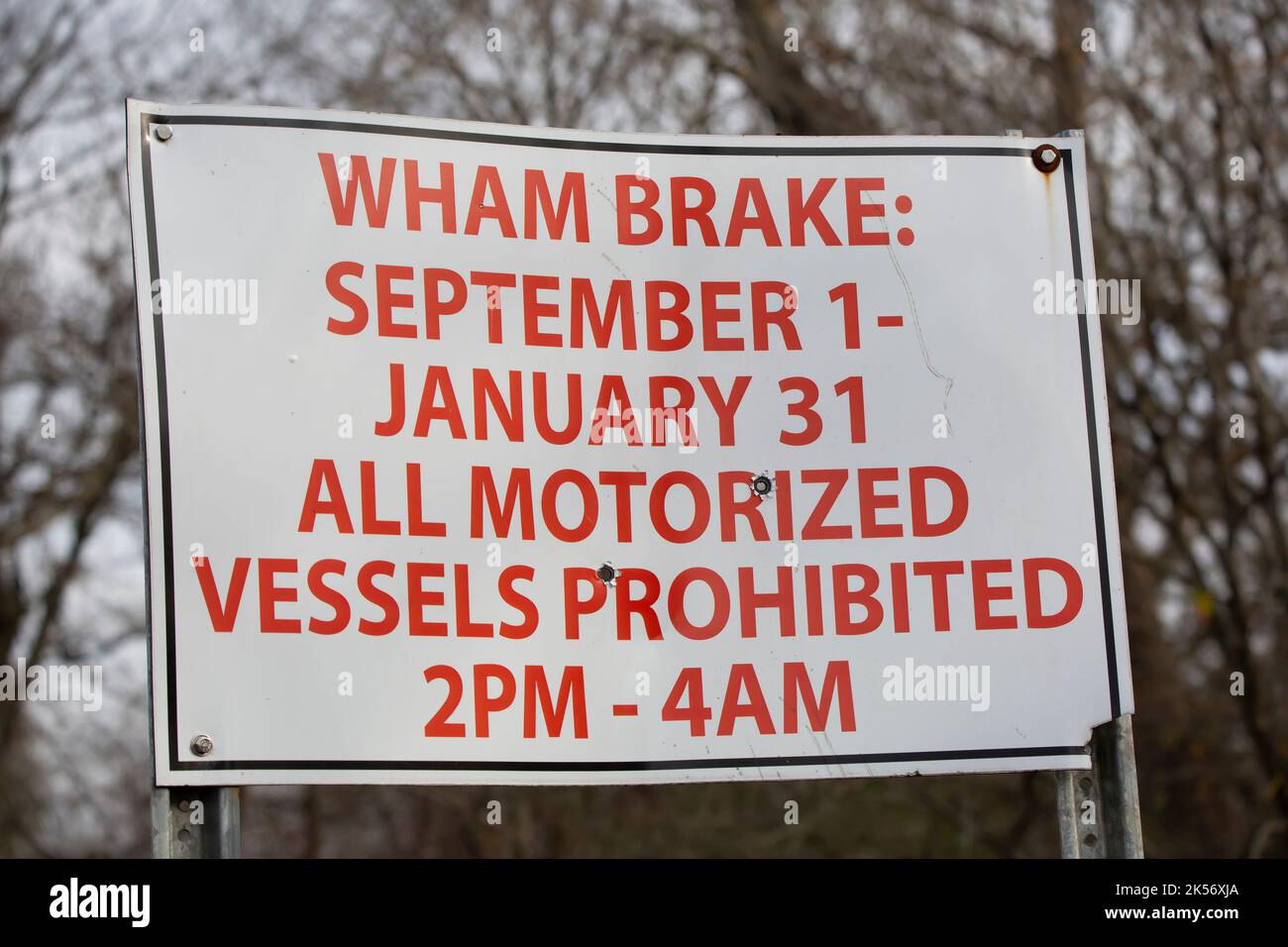 WHAM BRAKE SECTION OF THE RUSSELL SAGE WILDLIFE MANAGEMENT AREA ...