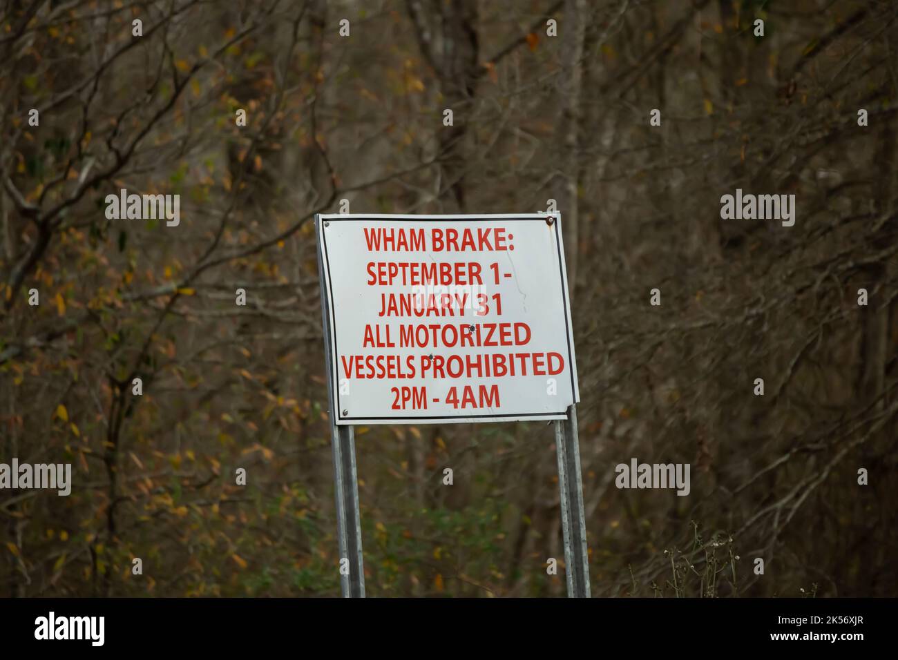 WHAM BRAKE SECTION OF THE RUSSELL SAGE WILDLIFE MANAGEMENT AREA ...