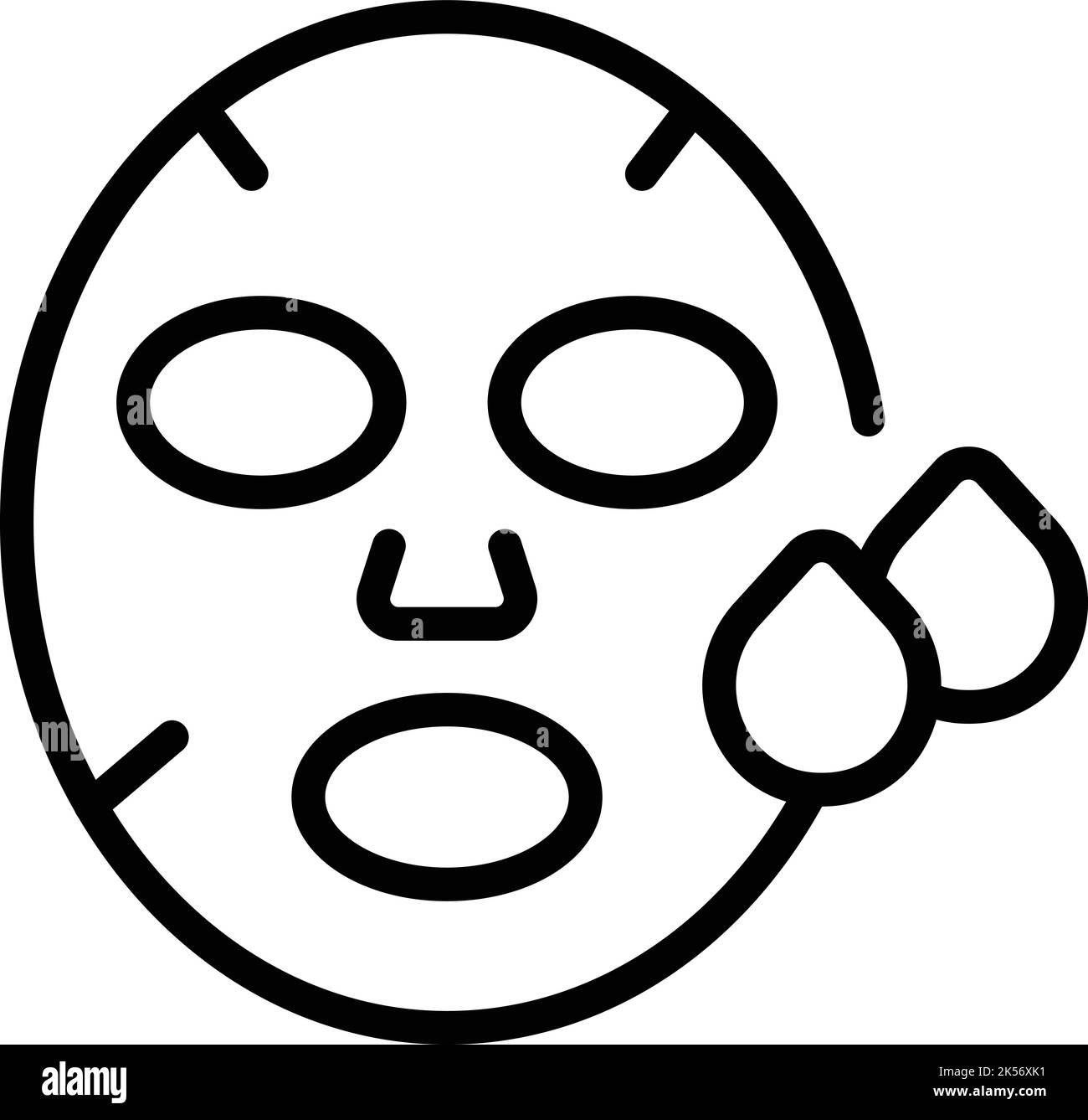 Coco face mask icon outline vector. Cream milk. Extract product Stock ... Coco face mask icon outline vector. Cream milk. Extract product Stock ...