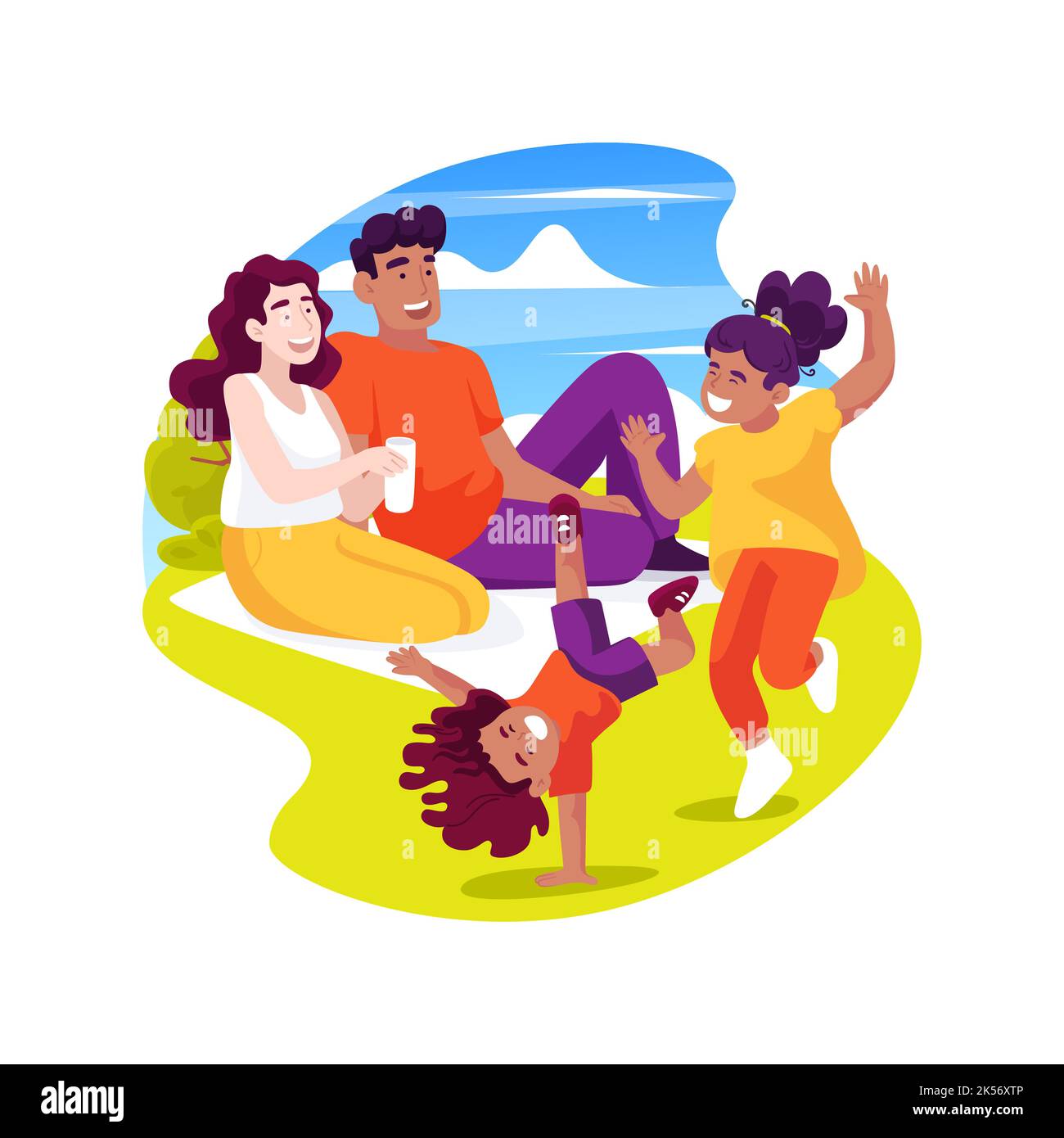 Perform skits isolated cartoon vector illustration Stock Vector Image ...