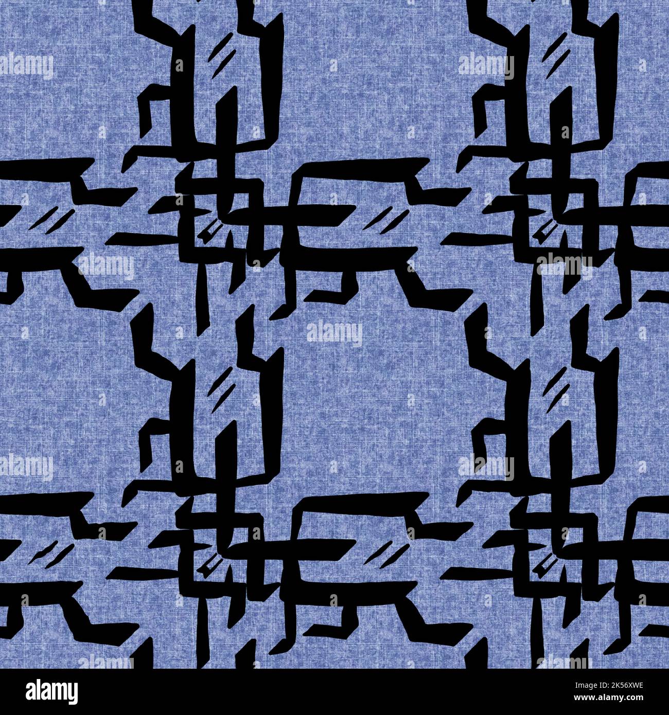 Denim style geometric canvas effect seamless texture material ...