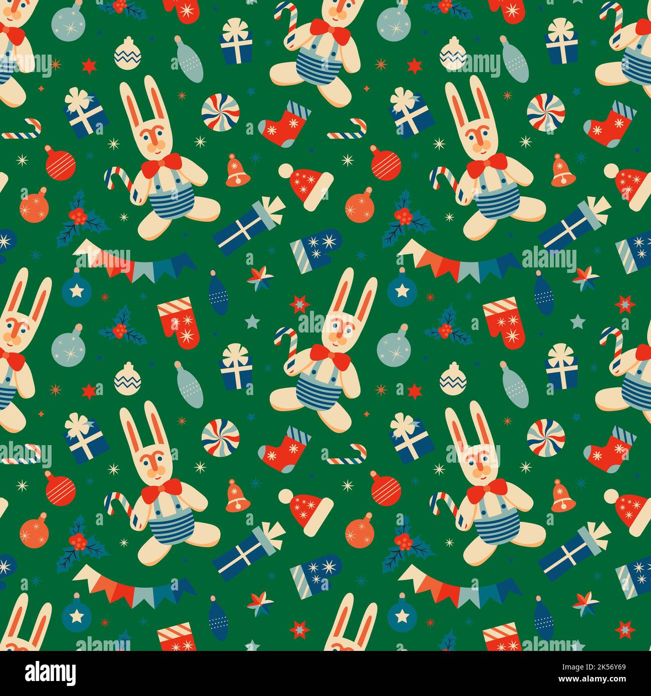 1970's christmas decorations Stock Vector Images - Alamy