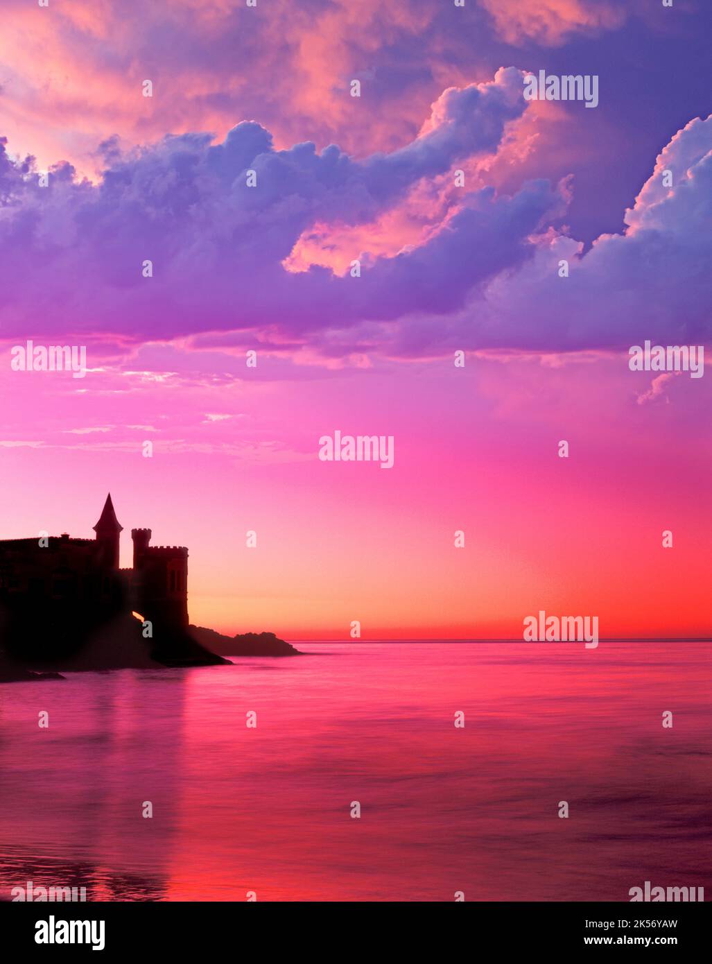 MUSEUM OF CULTURE WULFF CASTLE VINA DEL MAR COAST CHILE Stock Photo - Alamy