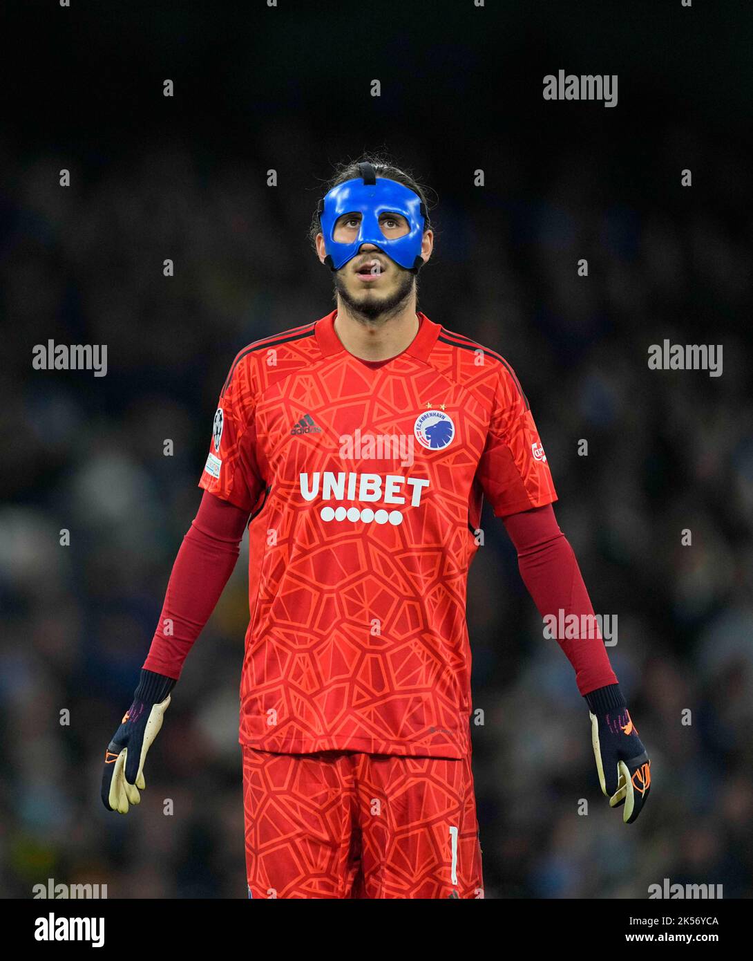 October 5, 2022: Kamil Grabara (FC Copenhagen) looks on during ...