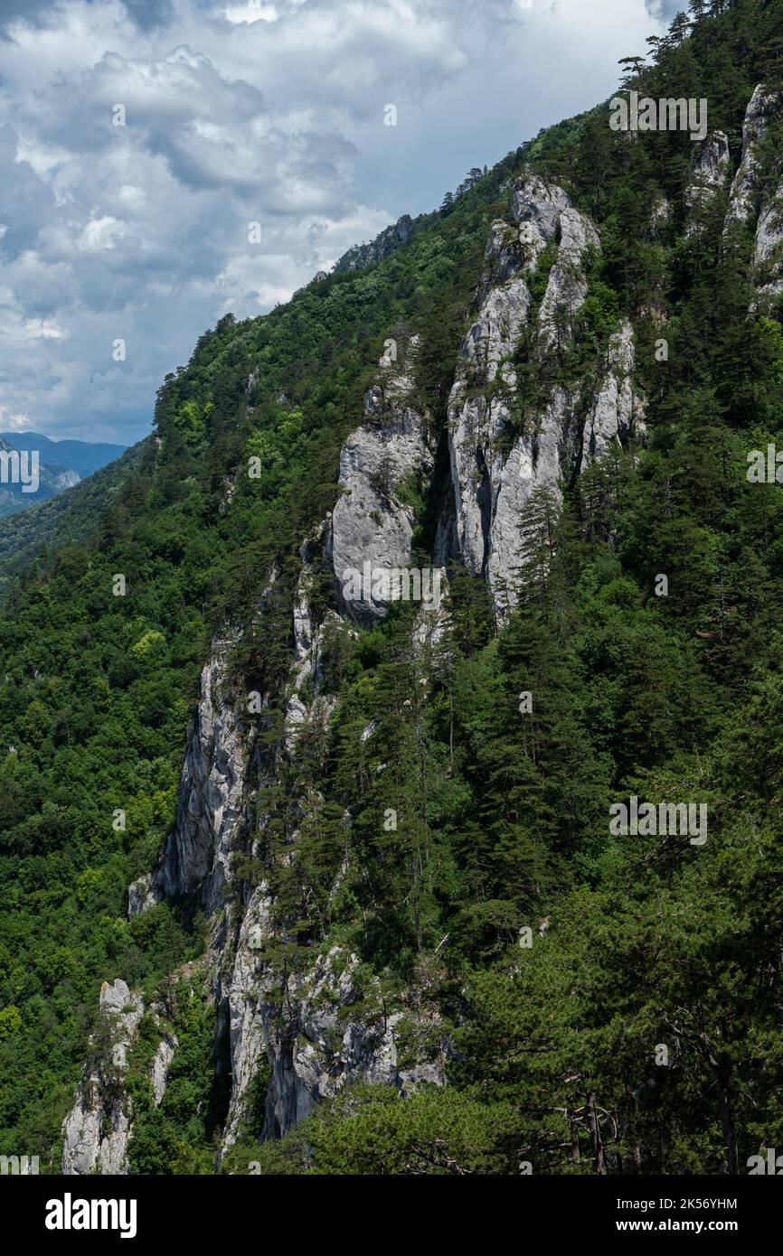 Baile Herculane ( Herculane Bath ), Romania - June 13, 2022: Mountain ...