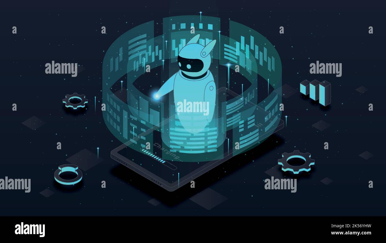 Science teacher bot Stock Vector Image & Art - Alamy