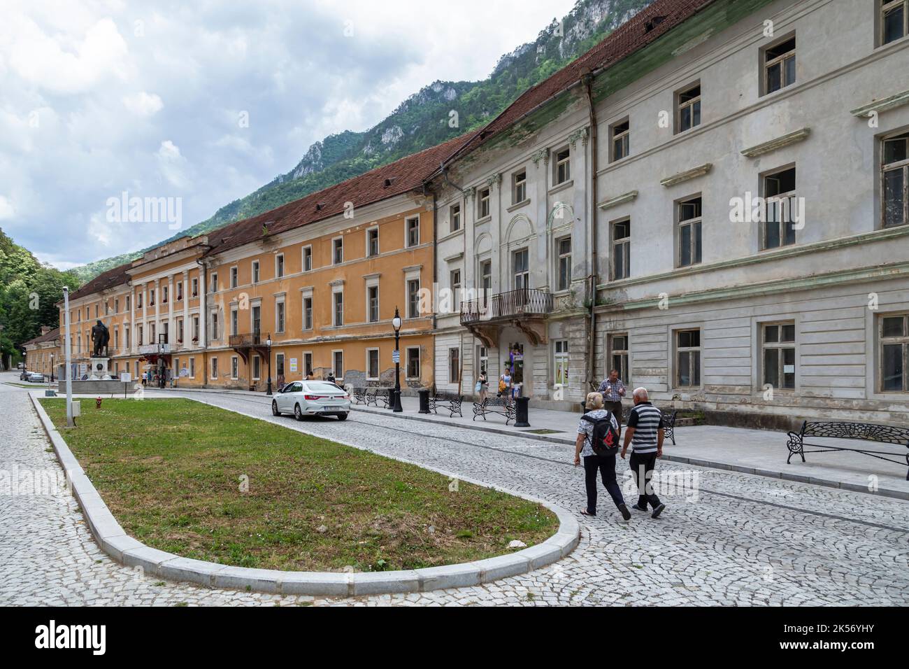 Baile Herculane ( Herculane Bath ), Romania - June 13, 2022: View of ...