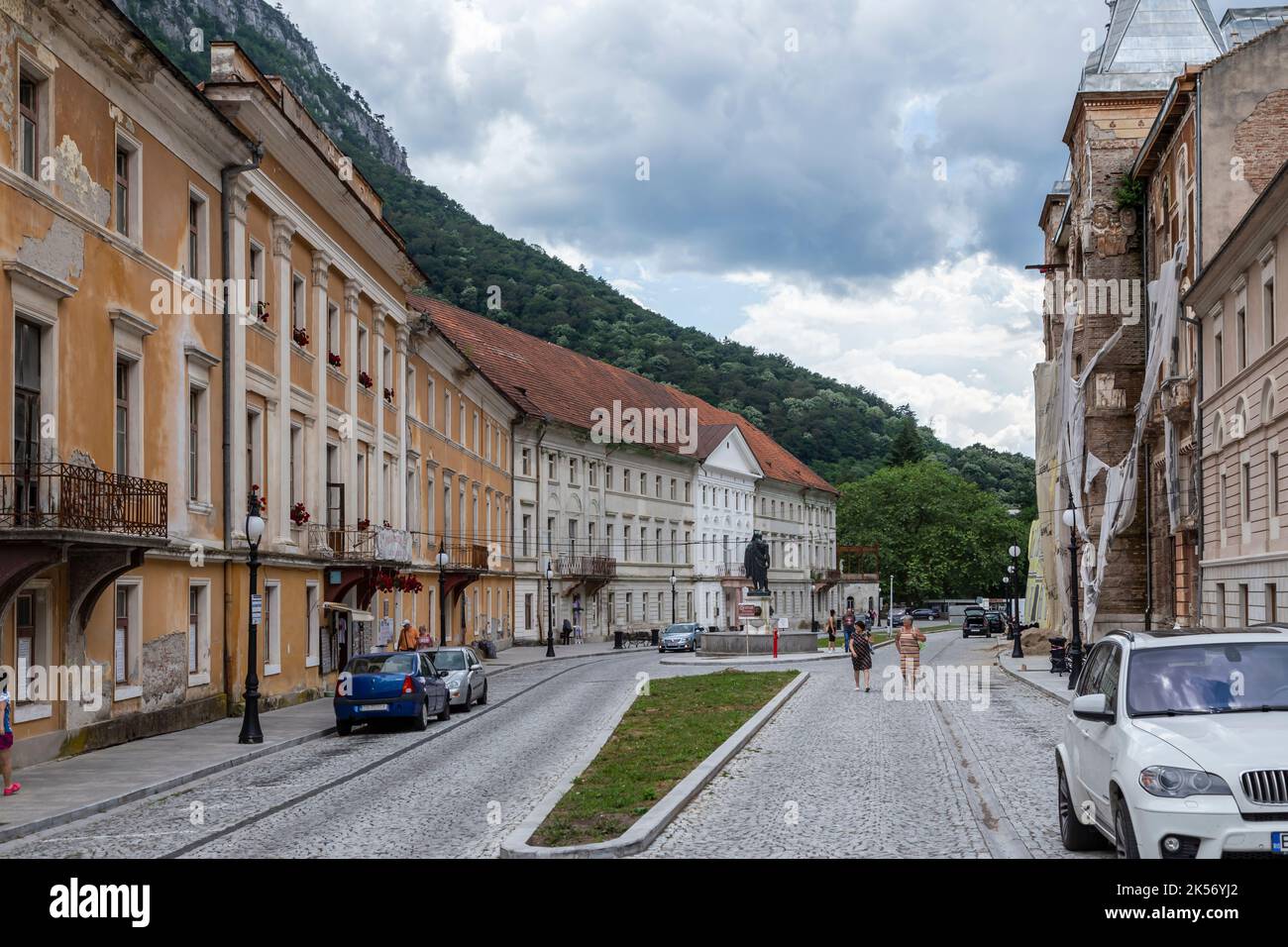 Baile Herculane ( Herculane Bath ), Romania - June 13, 2022: View of ...