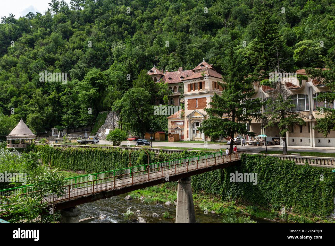 Baile Herculane ( Herculane Bath ), Romania - June 13, 2022: Old metal ...