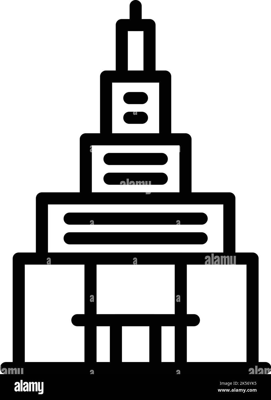 Mall building icon outline vector. Modern store. City center Stock ... Mall building icon outline vector. Modern store. City center Stock ...