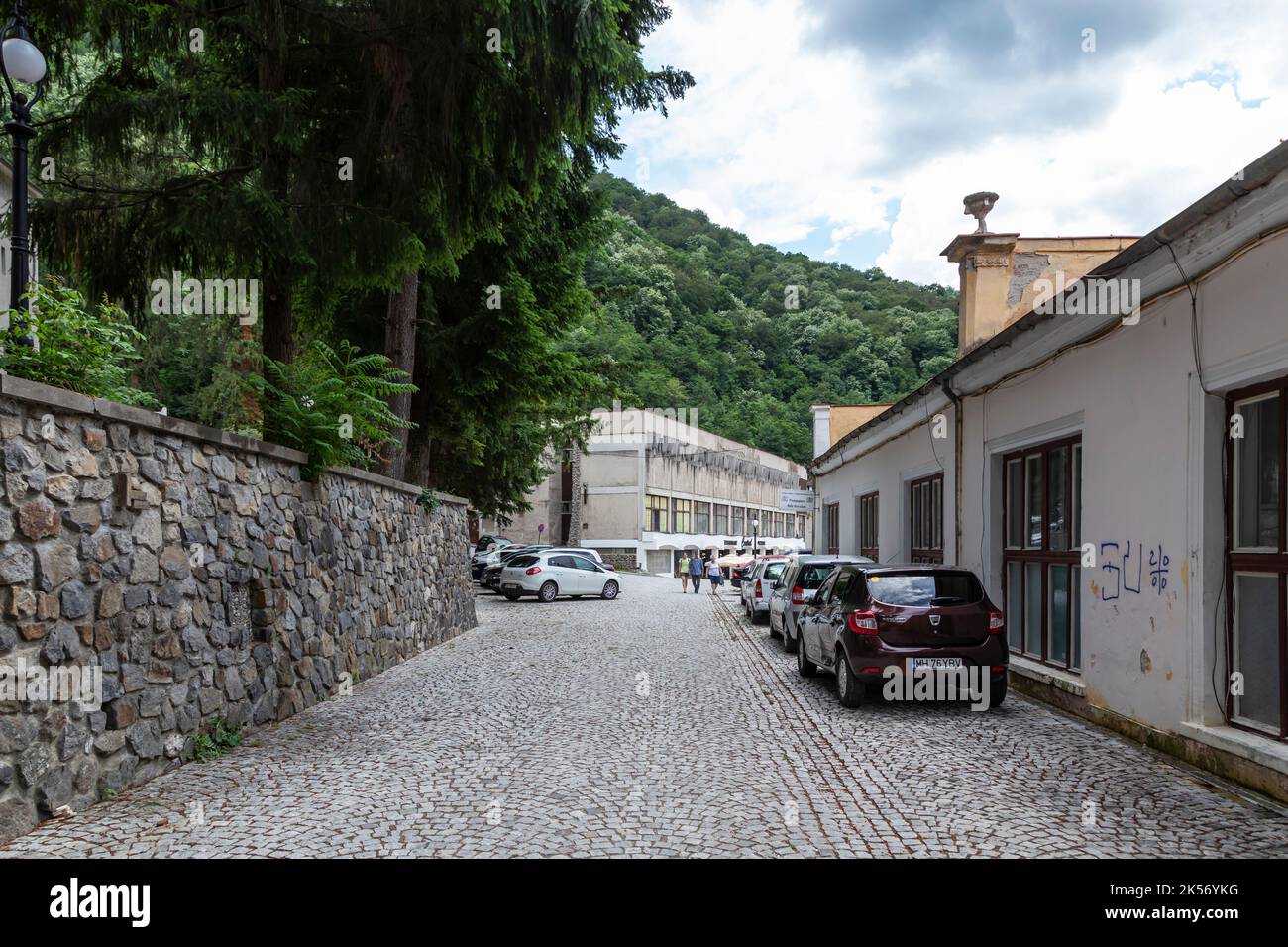 Baile Herculane ( Herculane Bath ), Romania - June 13, 2022: Street ...
