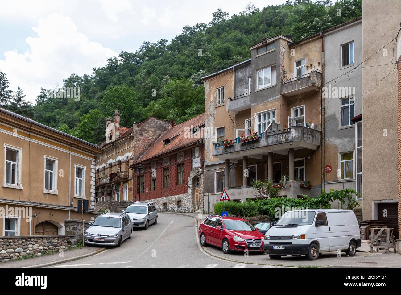 Baile Herculane ( Herculane Bath ), Romania - June 13, 2022: Street ...