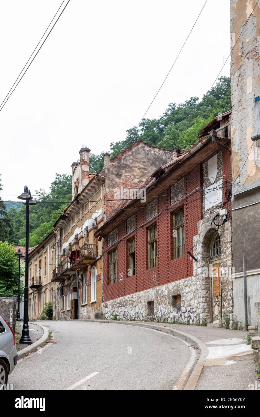 Baile Herculane ( Herculane Bath ), Romania - June 13, 2022: Street ...