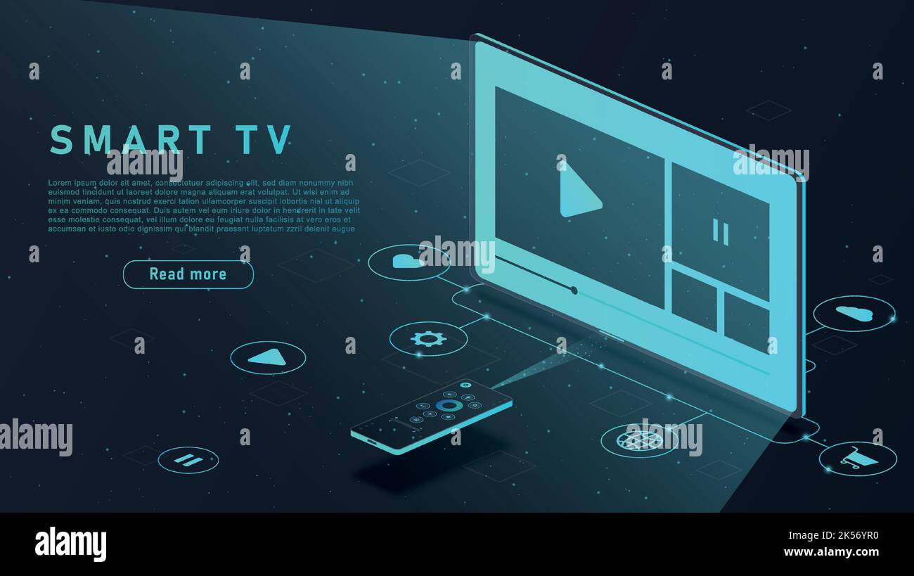Smart tv concept Stock Vector Image & Art - Alamy