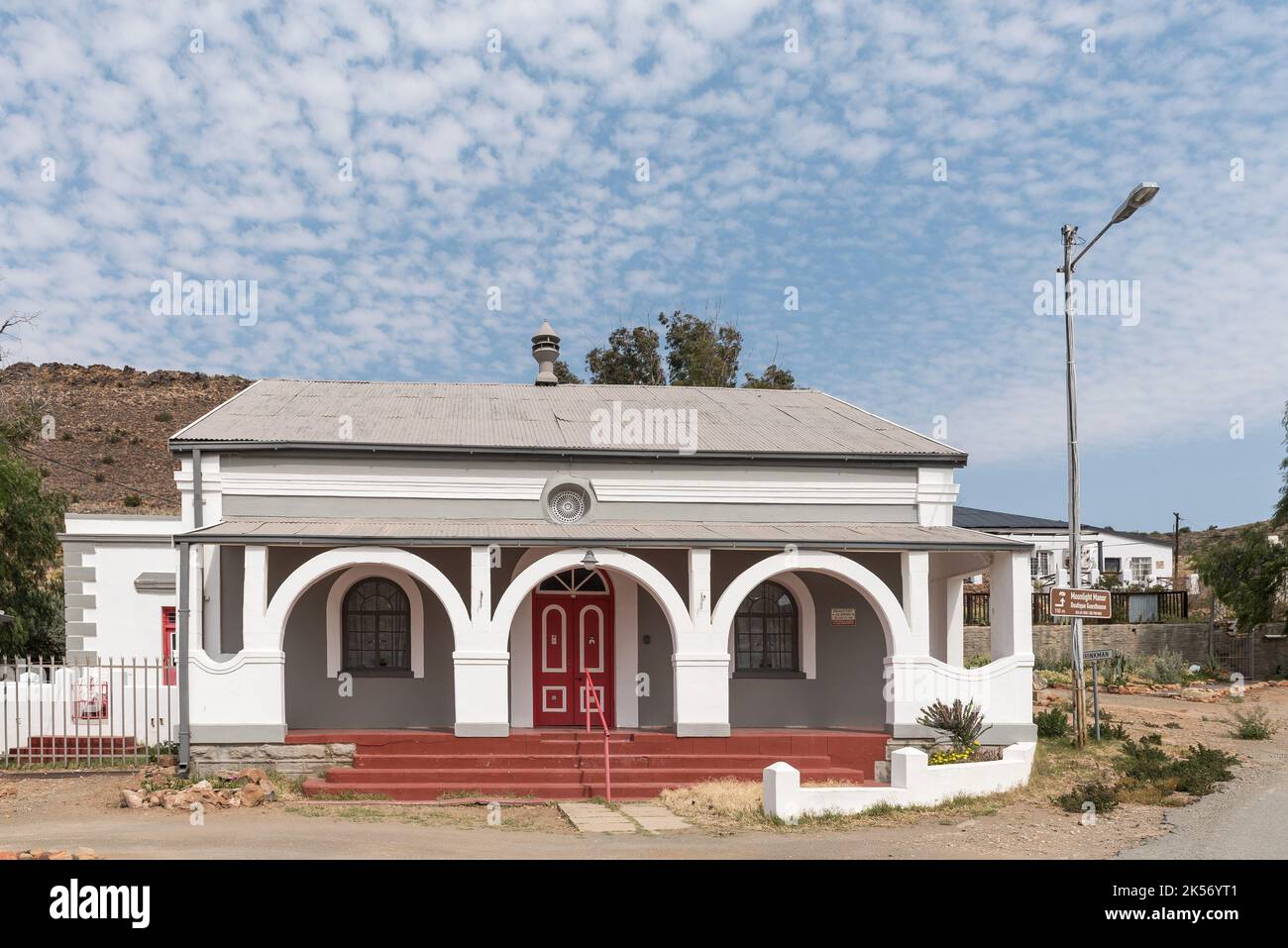 VICTORIA WEST, SOUTH AFRICA - SEP 2, 2022: A street scene, with an ...
