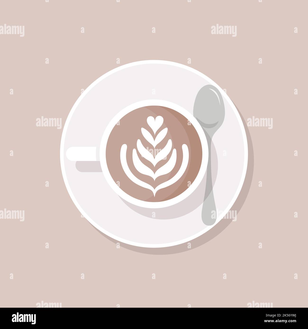 Crema on top Stock Vector Images - Alamy