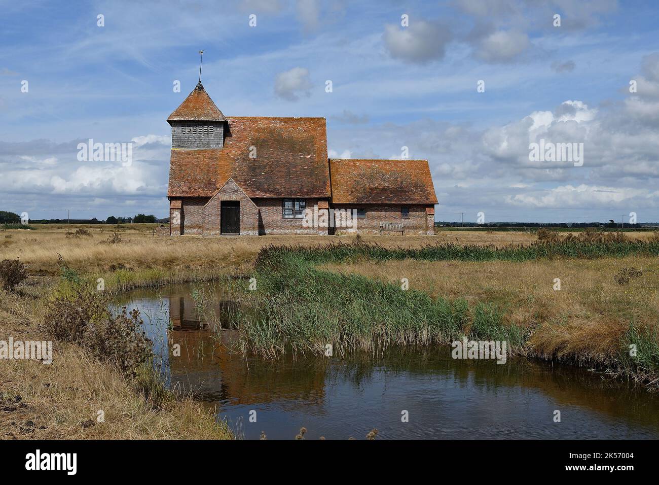 St Thomas Becket Church Romney Marsh Kent uk Stock Photo - Alamy