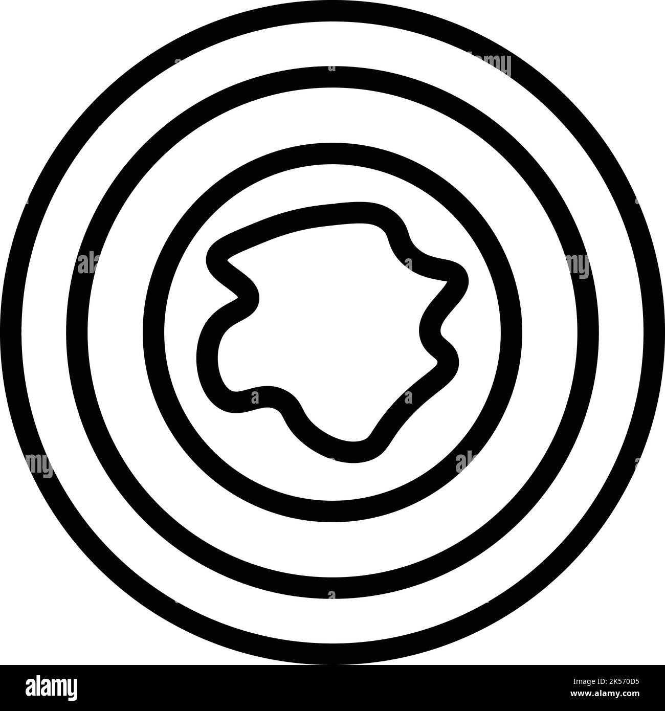 Pottery plate icon outline vector. Art class. School education Stock ...