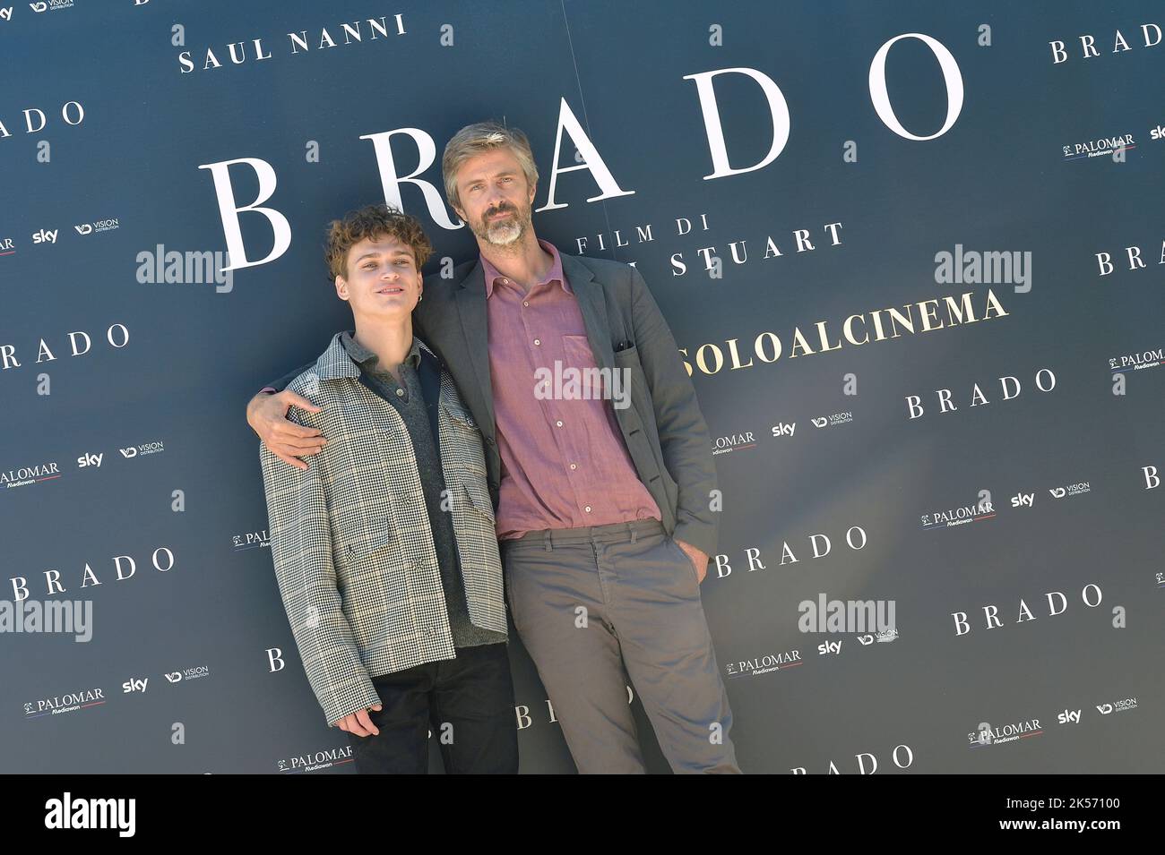 Rome, Italy. 06th Oct, 2022. ROME, ITALY - OCTOBER 06:Saul Nanni and ...