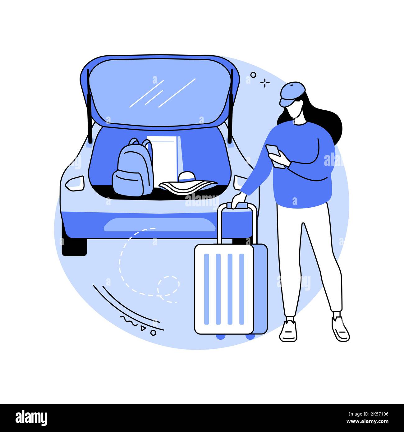Ready to go isolated cartoon vector illustrations Stock Vector Image ...