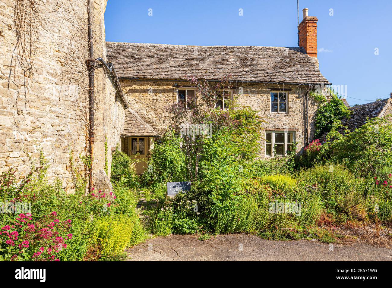 18th / 19th century Coln Mill and mill house in the Cotswold village of ...