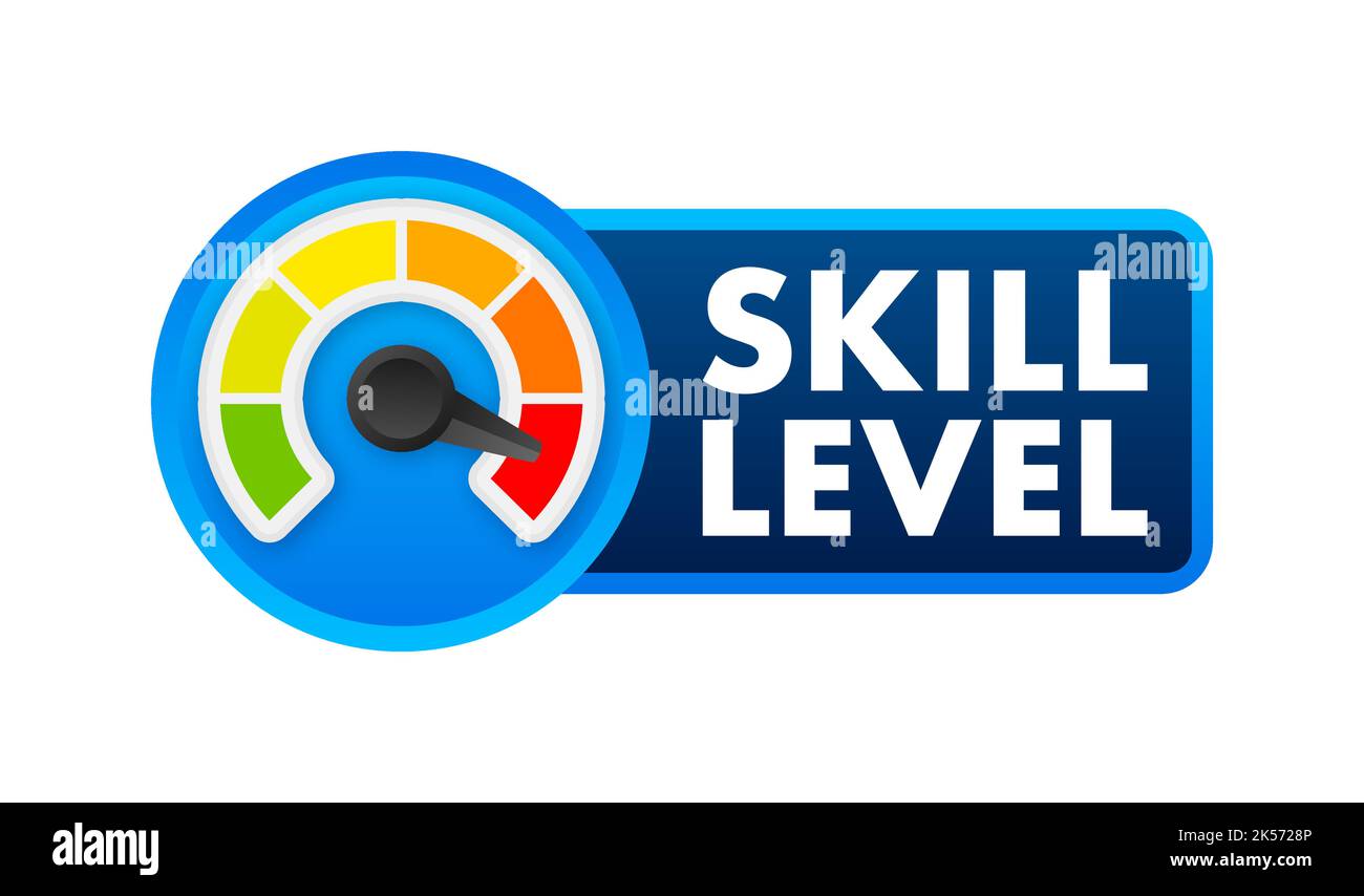 Skill levels growth, meter indicator. Skills enhancement. Vector stock ... Skill levels growth, meter indicator. Skills enhancement. Vector stock ...