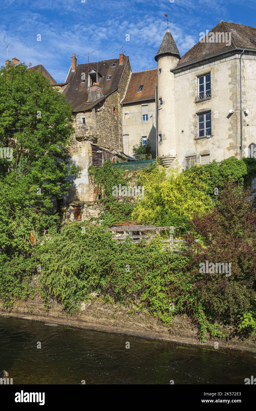 France, Creuse, Aubusson, the banks of the Creuse river Stock Photo - Alamy