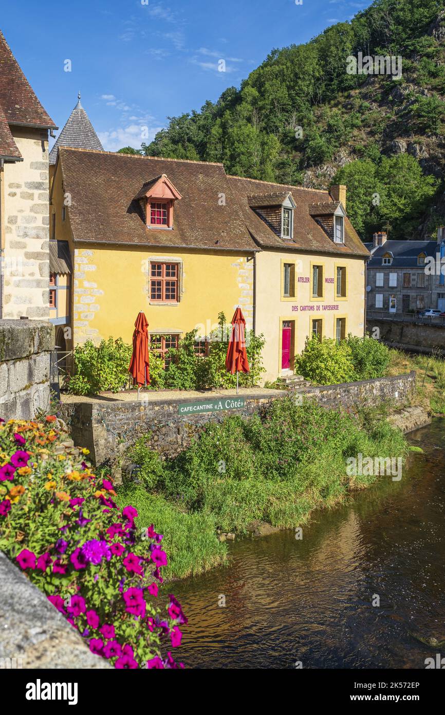France, Creuse, Aubusson, the banks of the Creuse river Stock Photo - Alamy