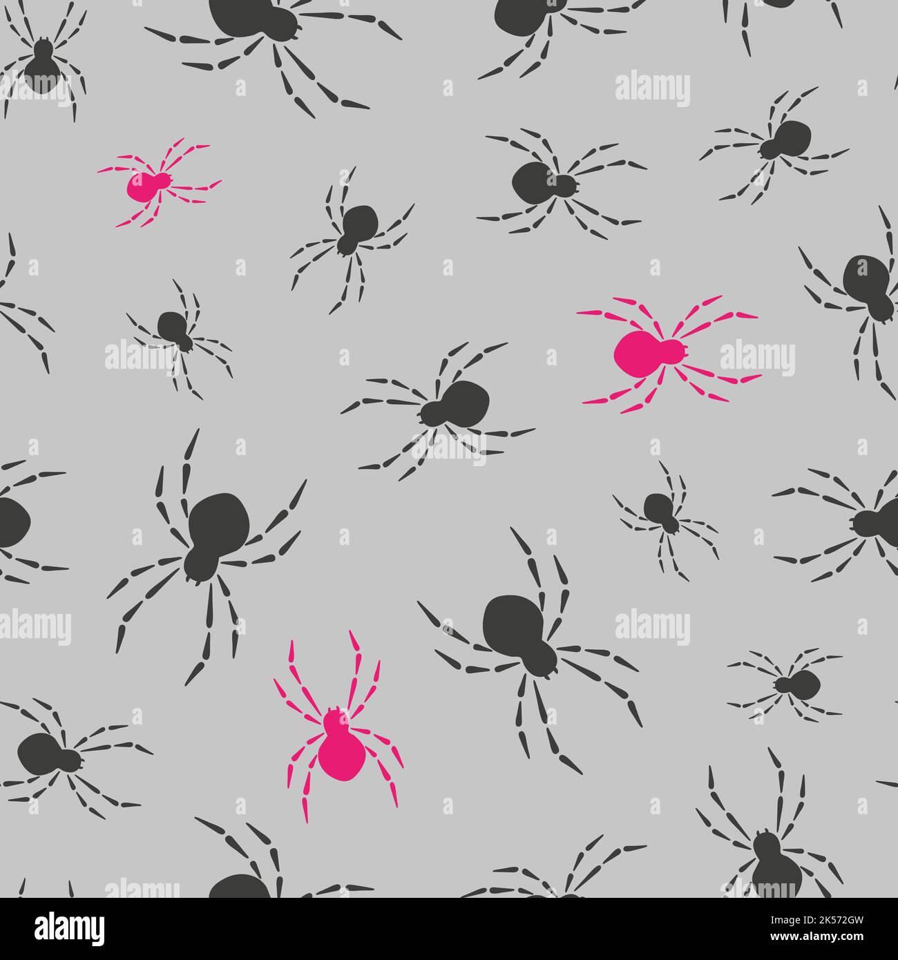 Seamless spiders pattern. Vector background Stock Vector Image & Art ...