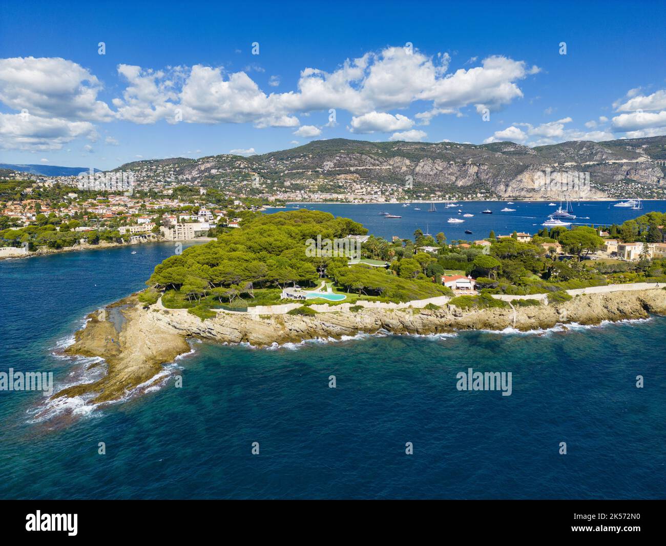 Cap ferrat aerial hi-res stock photography and images - Alamy