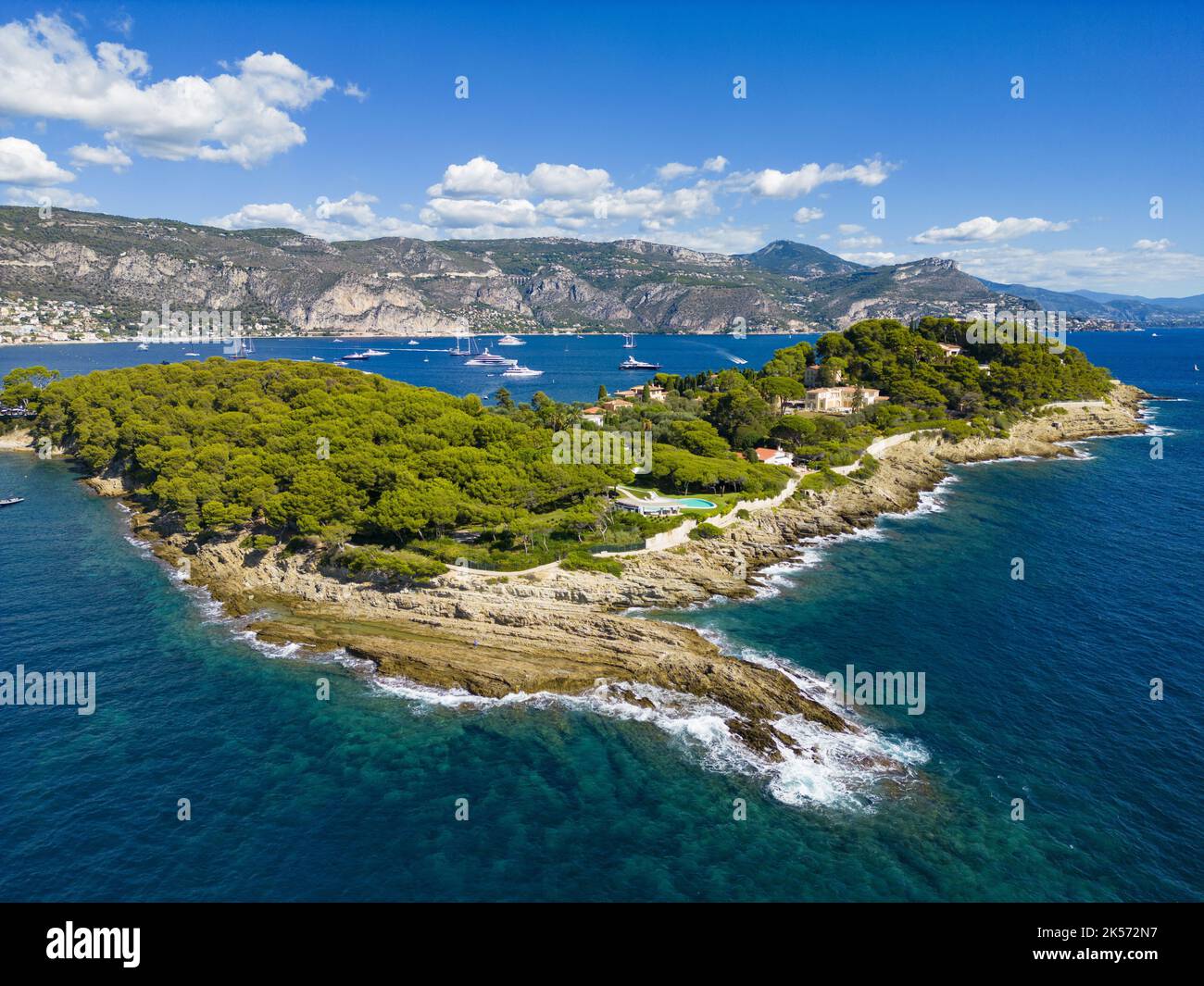 Cap ferrat aerial hi-res stock photography and images - Alamy