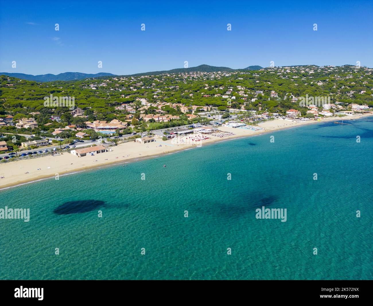France, Var, Sainte Maxime, La Nartelle beach Stock Photo - Alamy