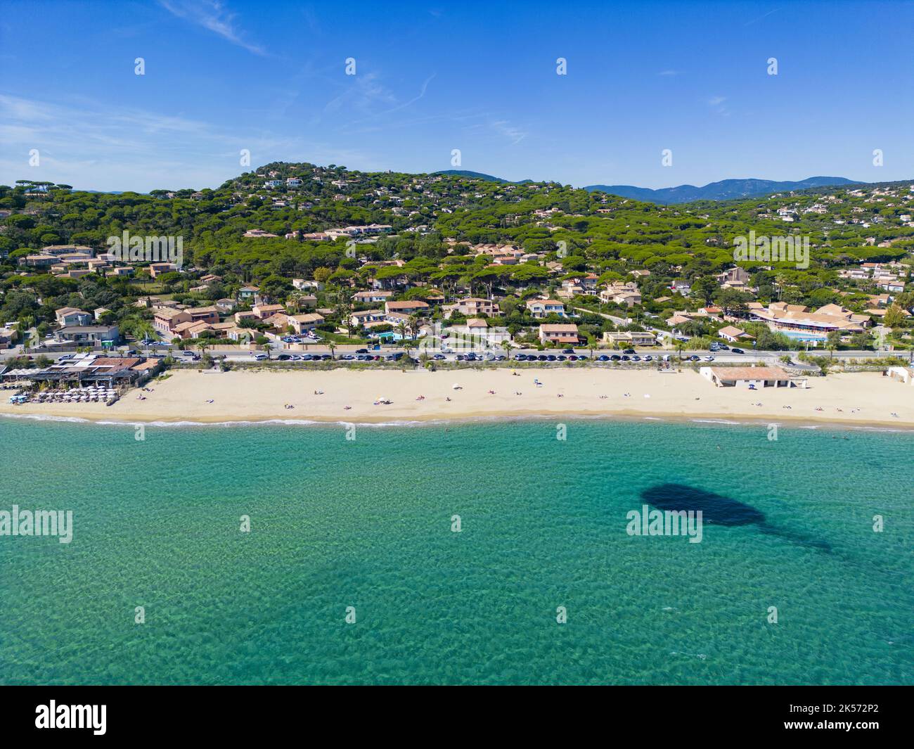 France, Var, Sainte Maxime, La Nartelle beach Stock Photo - Alamy