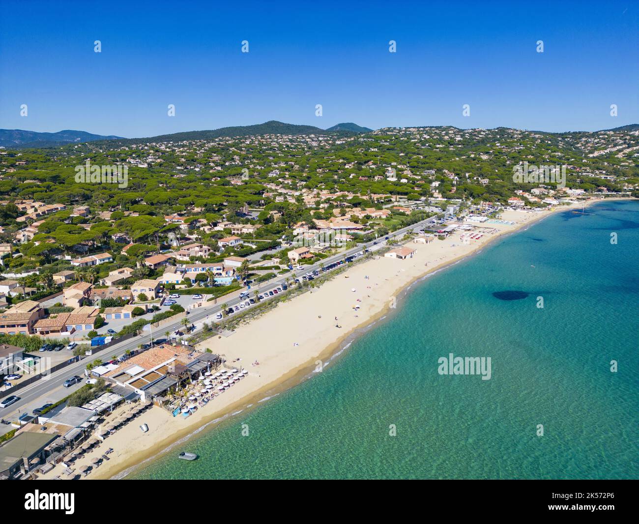 France, Var, Sainte Maxime, La Nartelle beach Stock Photo - Alamy